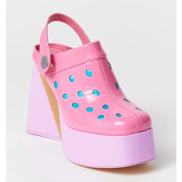 koi | Shoes | Koi Candyfloss Power Alien Heeled Clogs In Pink | Poshmark